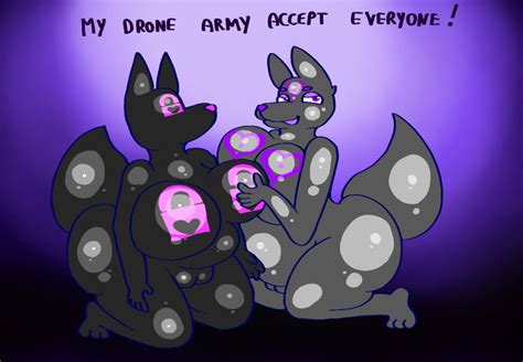 Rule 34 Big Breasts Breasts Dahliathefox Drone Dronification English Text Fox Furry Furry Only