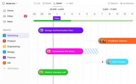 Free Gantt Chart Templates For Event Timeline Management