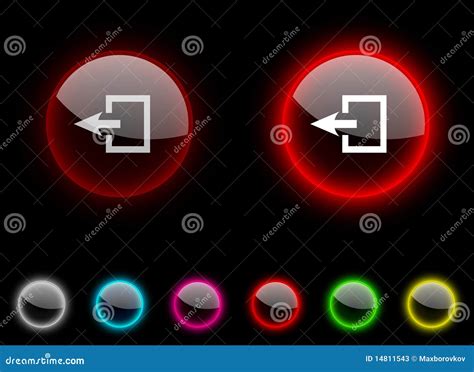 Exit Button Stock Photos Image 14811543