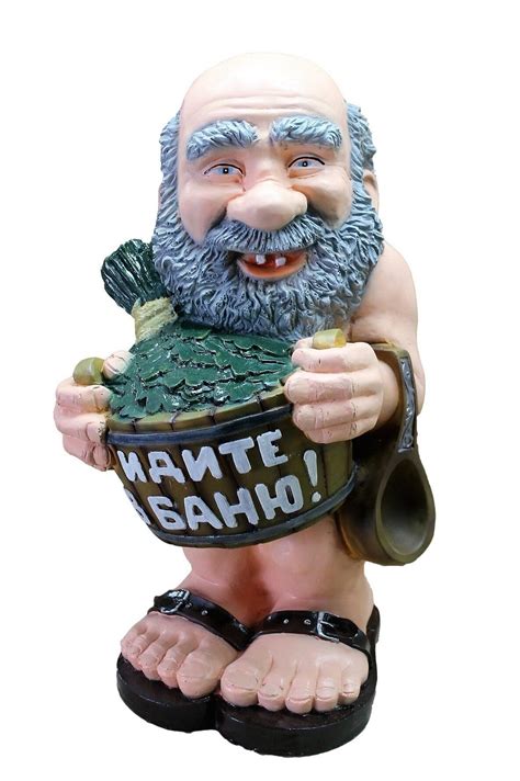 Фигура садовая «Банщик» купить