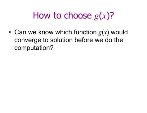 Fixed Point Iteration Method For Root Finding Ppt