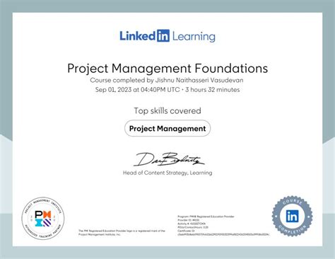 Jishnu Naithasseri Vasudevan On Linkedin Certificate Of Completion