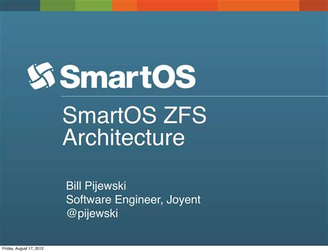 Smartos Zfs Architecture Ppt