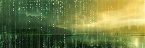 Premium Photo Digital Data Stream On Matrix Background For Technological Processes Science