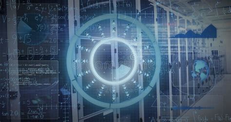 image of scopes scanning and data processing over computer servers