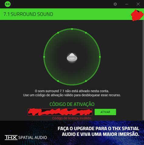 71 Surround Sound Invalid Activation Code Razer Insider
