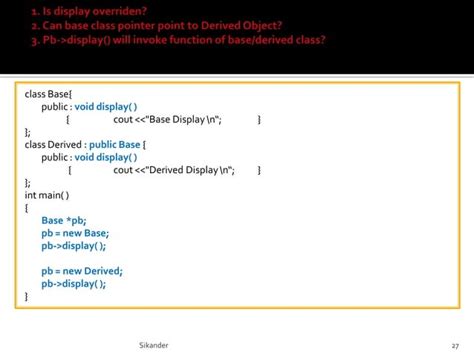 inheritance and polymorphism ppt