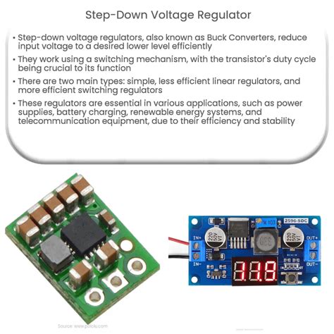 Step Down Voltage Regulator Electricity Magnetism