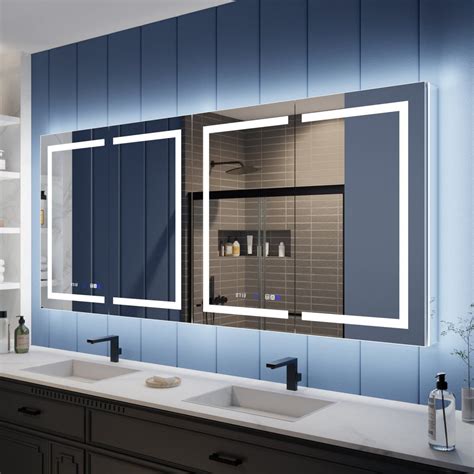 Mirrored Medicine Cabinet Side