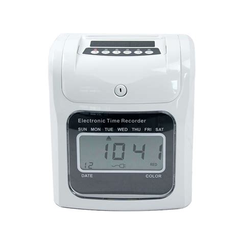 Time Clockattendence Machine Digital Time Recorder Attendance Punch