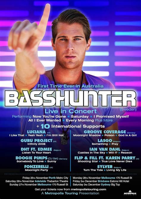 Basshunter Set To Make His Down Under Debut