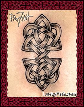 Infinite Love Tattoo With Celtic Design Celtic Knot Tattoo Celtic