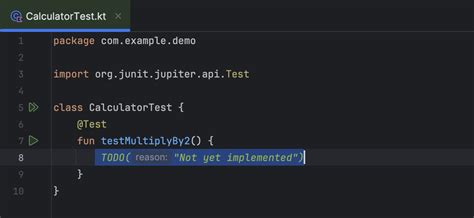 Tutorial Test Driven Development With Kotlin Intellij Idea Documentation