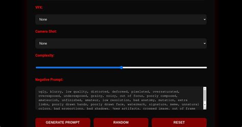 Cinematic Prompt Generator