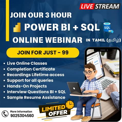power bi sql webinar only ₹99 your first step to success