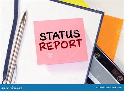 Status Report Clipart