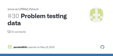 Problem Testing Data Issue Sirius Ai LPRNet Pytorch GitHub