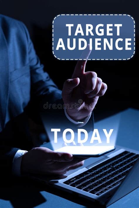 Text Caption Presenting Target Audience Business Overview Intended Group Of Consumers Most