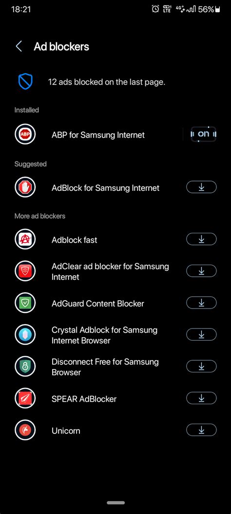 adblock samsung members