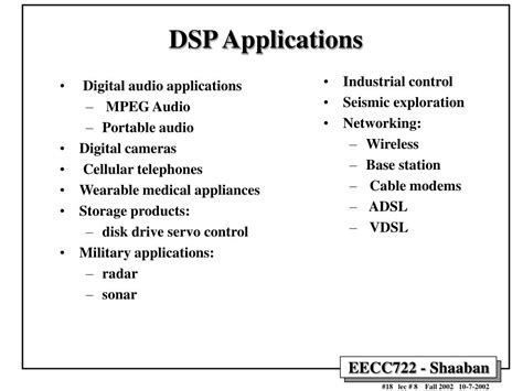 ppt dsp processor architecture powerpoint presentation free download