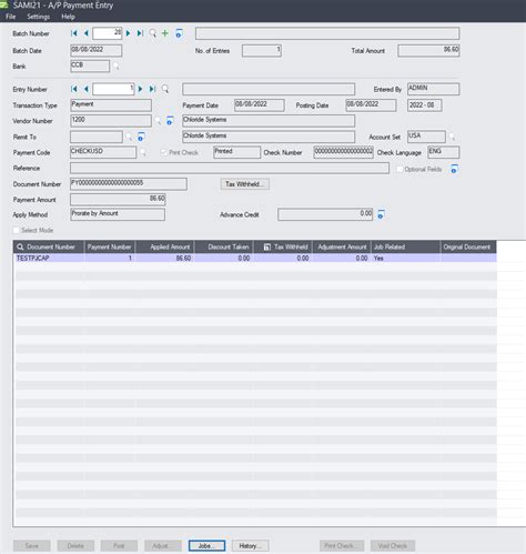 How To Reverse Posted Job Related Transactions Sage 300 Support And