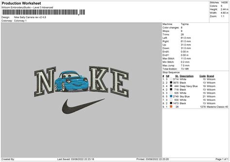 Nike Sally V2 Embroidery File 4 sizes – Master Digitizer