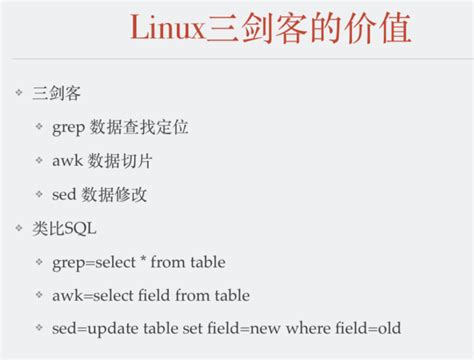 轻松掌握 Linux 文本处理三剑客grepawk 和 sed 实战演练 BUGMANWL 博客园