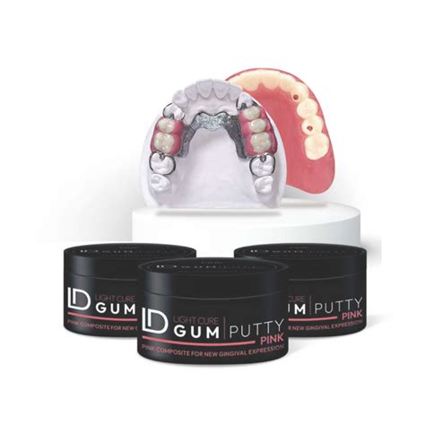 Id Gum Putty Light Cure Gingival Putty Composite For Dentures