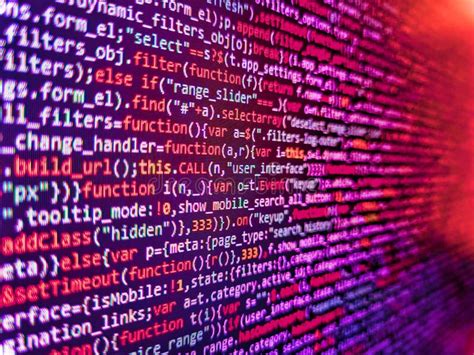 Modern Application Source Abstract Algorithm Concept Shallow Depth Of