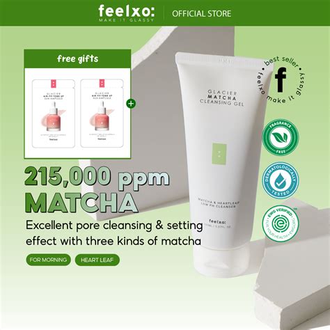 feelxo Low pH Glacier Matcha Cleansing Gel (150ml) | Shopee Singapore