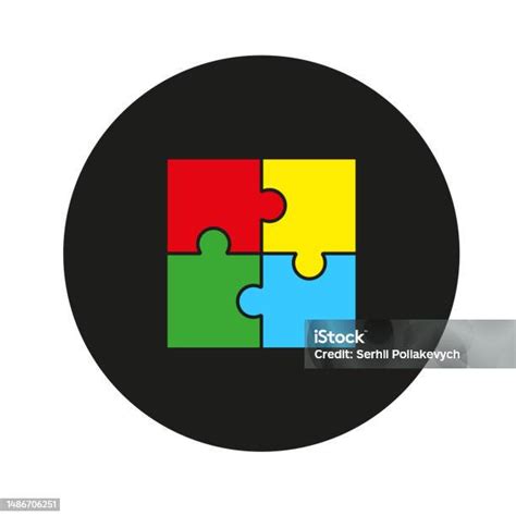 직소 퍼즐 추상적인 색상 퍼즐 벡터 그림입니다 3차원 형태에 대한 스톡 벡터 아트 및 기타 이미지 3차원 형태 개체 그룹 근육질 체격 Istock