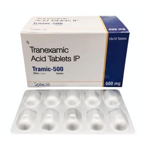 Tranexamic Acid 500mg Tablets At 196000 Inr In Ambala Arrier Biotech
