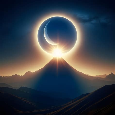 Premium Photo Solar Eclipse Sun And Clouds 3d Rendering 3d Illustration