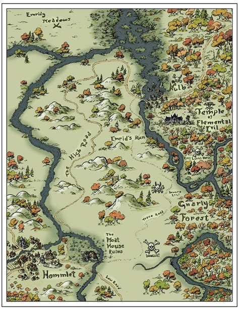Temple Of Elemental Evil Wilderness Map R Dndmaps