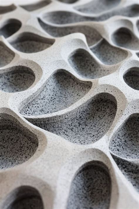 Precision Of 3d Printed Concrete Elements Showing Microscopic Layer Details And Material