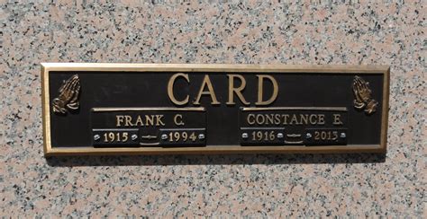 Constance Elizabeth Connie” Teed Card 1916 2013 Find A Grave Memorial