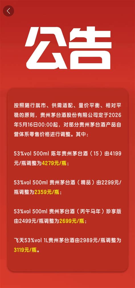 茅台宣布涨价