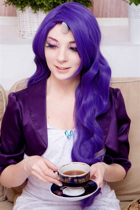 693380 Safe Artist Scentless Flower Rarity Human G4 Cosplay Irl Irl Human Photo Tea