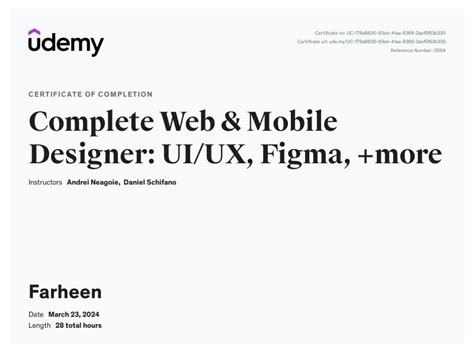 Farheen Fatima On Linkedin Completed Web And Mobile Designer Course