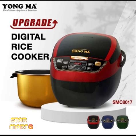 Jual Yongma Rice Cooker Digital Smc 8017 Smc 8027 Shopee Indonesia