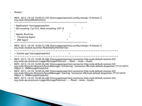 Filter Expression In Mule Demo Ppt