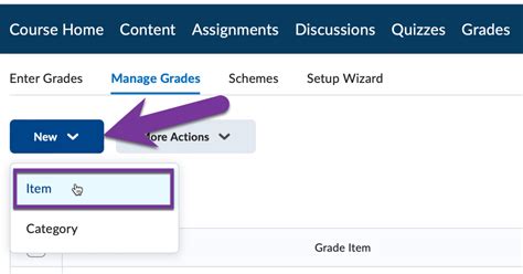 Create Grade Columns Items Ppsc Elearning Knowledge Base And Support