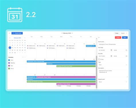 dhtmlx event calendar 2 2 with improved recurring events