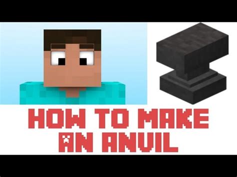How To Craft Repair Use An Anvil In Minecraft How To Craft Repair Use An Anvil In Minecraft