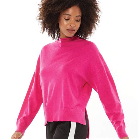Buy French Connection Womens Turtle Neck Jumper Hot Pink