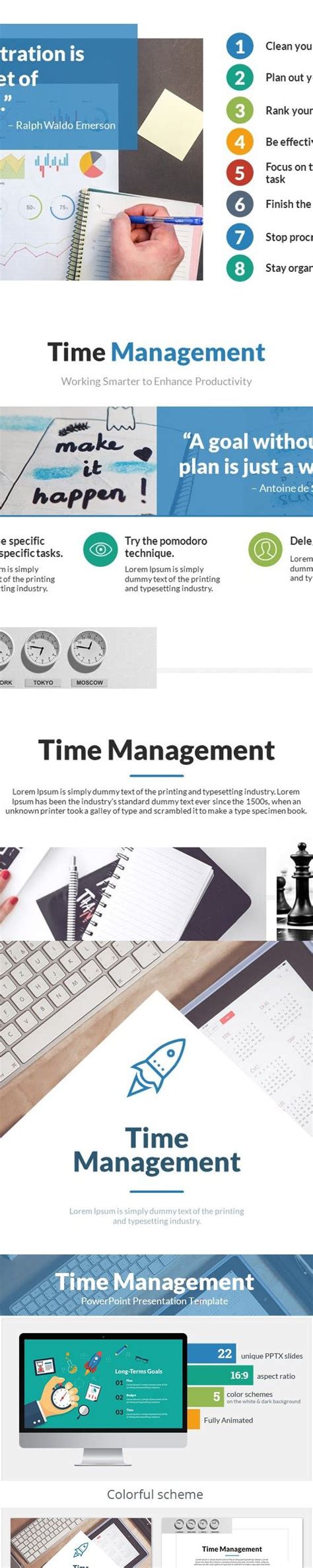 Time Management PowerPoint Presentation Template Powerpoint Presentation Templates Powerpoint