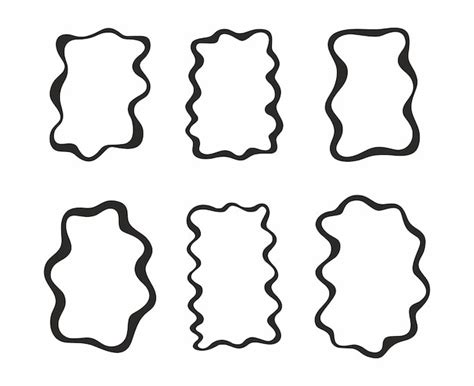 Wavy Rectangle Outline Vectors And Illustrations For Free Download