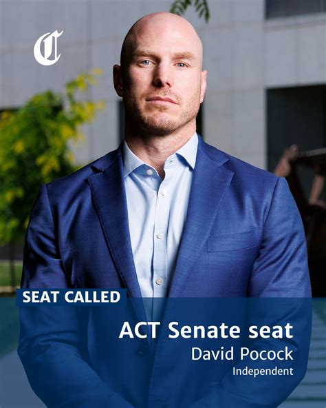 The Canberra Independent Senator David Pocock Has Been Re Elected For Another Three Year Term