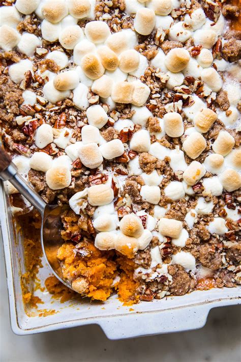 Sweet Potato Pie Casserole With Marshmallows Sweet Potato Marshmallows