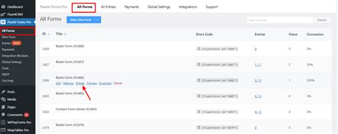 Visual Representation Of Form Entries In Fluent Forms Wp Manage Ninja